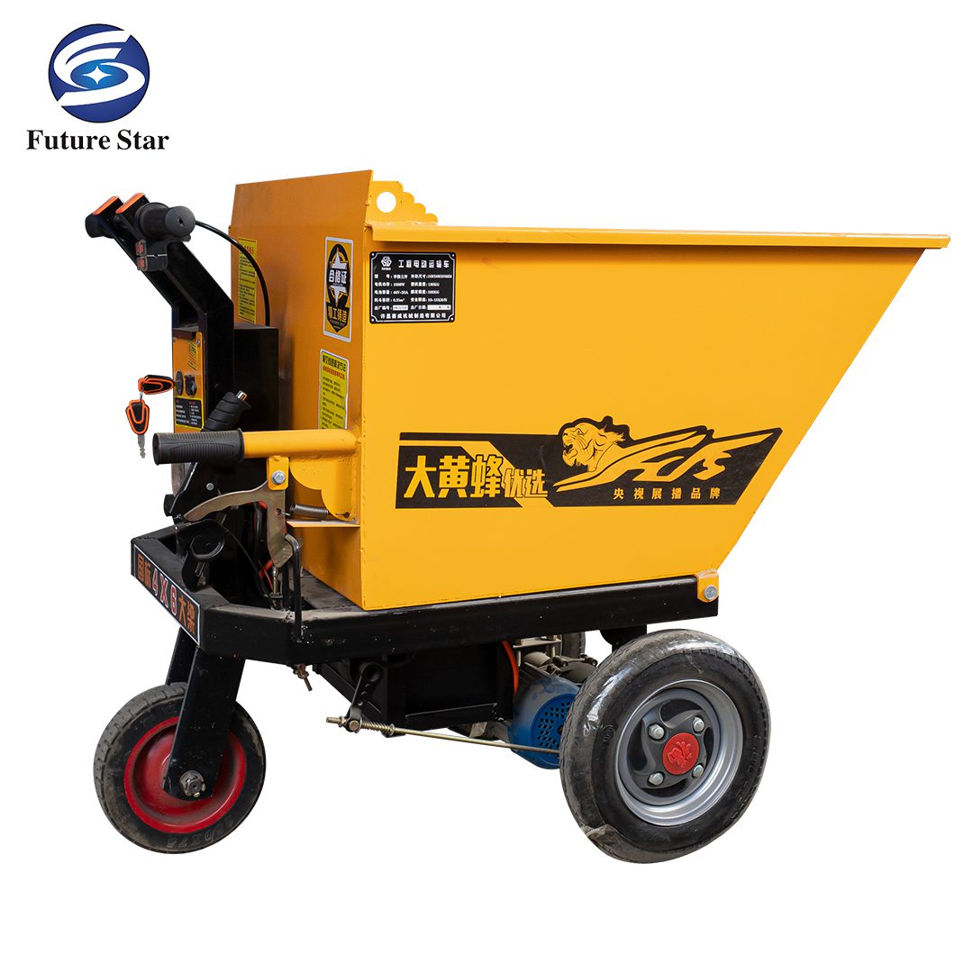 GEROBAK DORONG LISTRIK 500 KG Dumper Gerobak Listrik/Troli Bertenaga ...