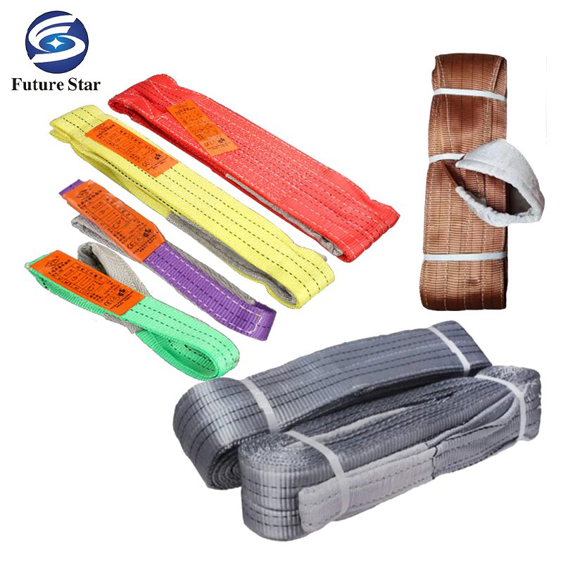 Webbing Sling Belt Lifting Strap Endless flat polyester lifting belt ...